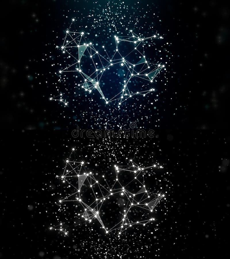 Abstract Stars Constellation Stock Illustration - Illustration of ...