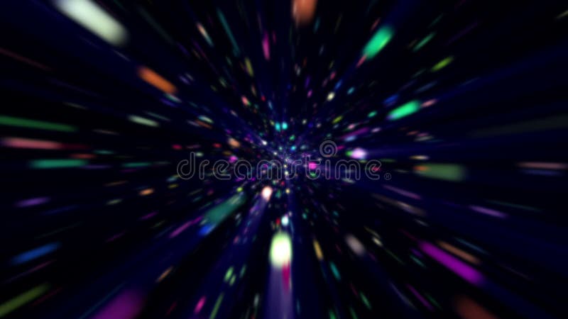 Stars Fly in Space Light Ray Stock Footage - Video of loop, effect ...