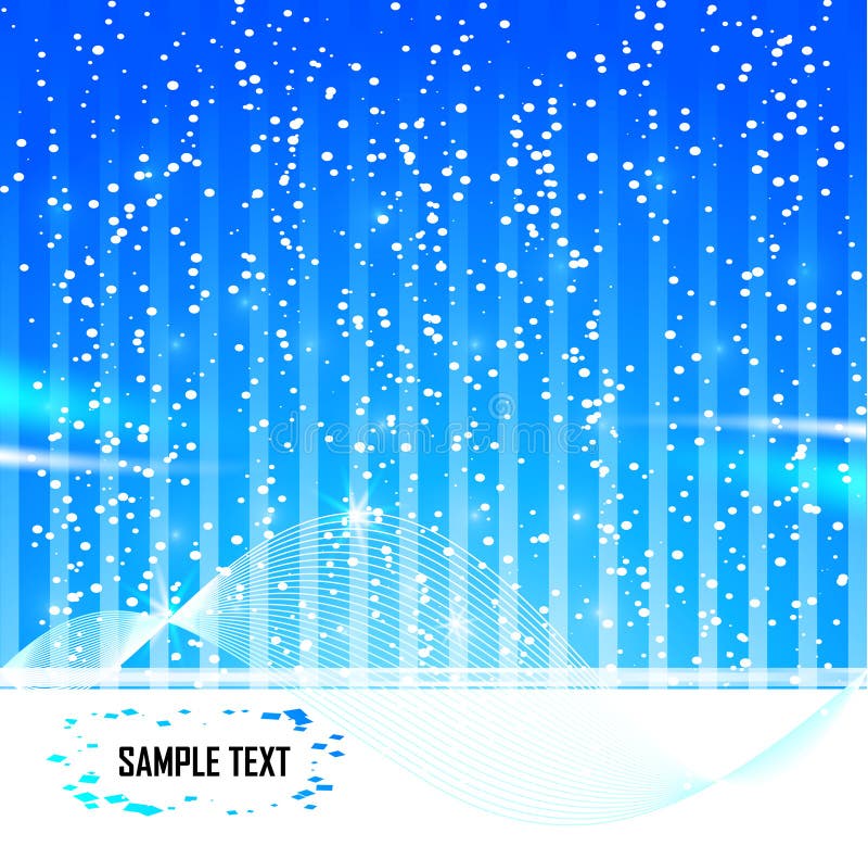 Abstract Stars Snow Background Stock Vector - Illustration of ...