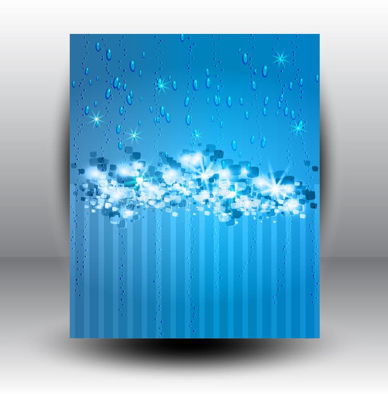 Abstract Stars Snow Background Stock Vector - Illustration of ...