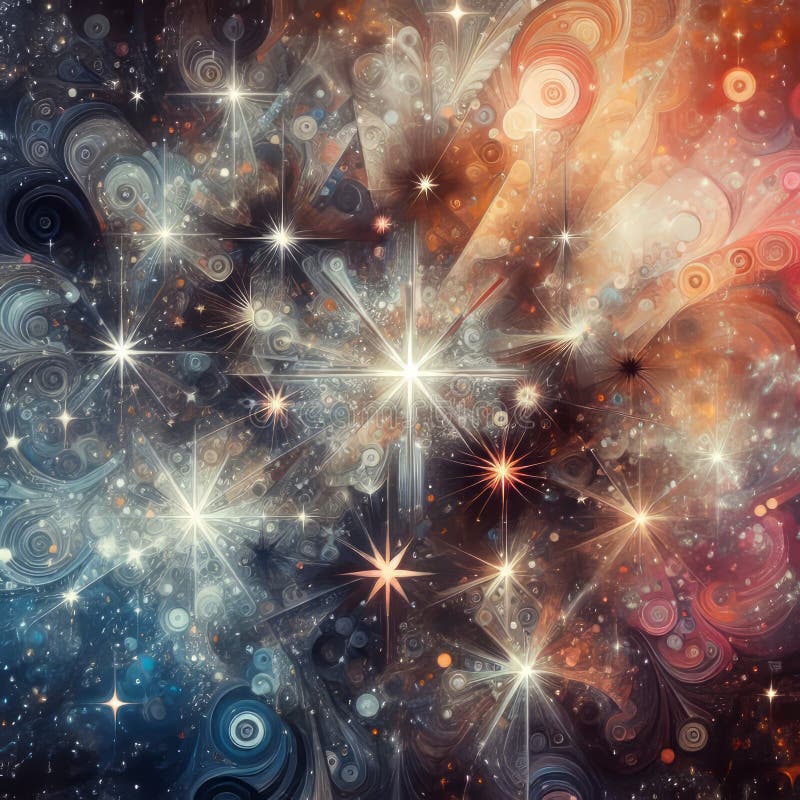 Abstract Stars Use Abstract Stars To Create a Pattern or Texture Stock ...