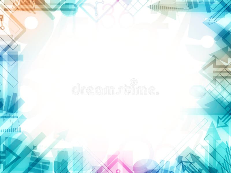 Abstract Statistics Frame Border Stock Illustration - Illustration of ...