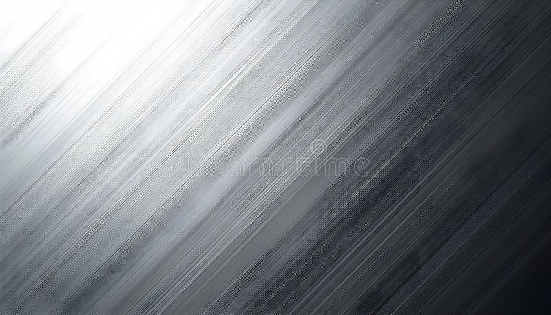 Abstract Steel Background with Diagonal Stripes in Black and White ...
