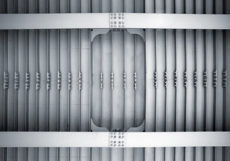 Abstract Steel Construction with Beams and Bolts Stock Photo - Image of ...