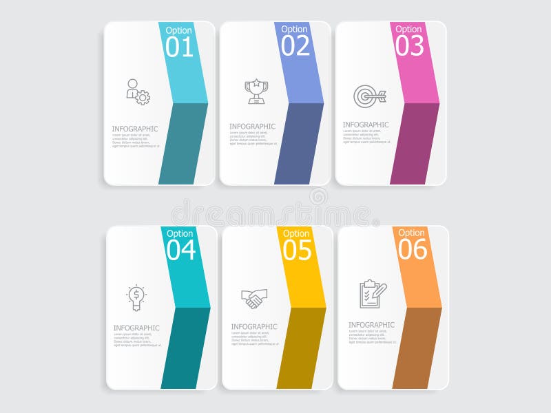 Abstract Steps Timeline Infographic Presentation Element Report ...