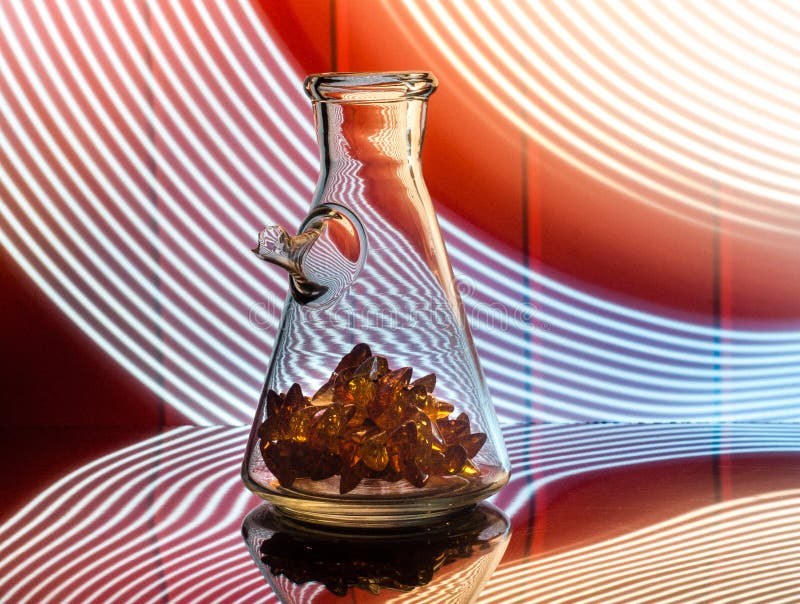 Abstract Still Life on Geometric Background. the Science Stock Image ...