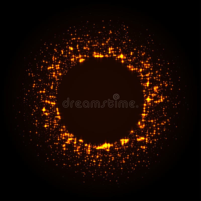 Abstract Stipple Background. Red Luminous Circles. Crimson Elegant ...