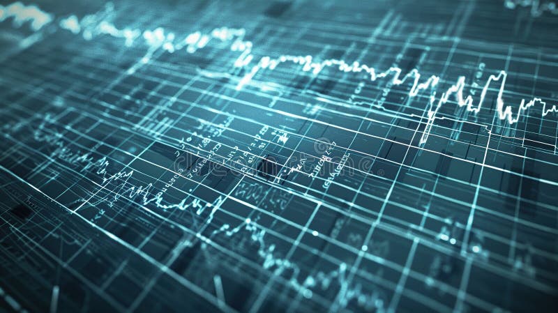 Abstract Stock Market Data Visualization Stock Illustration ...