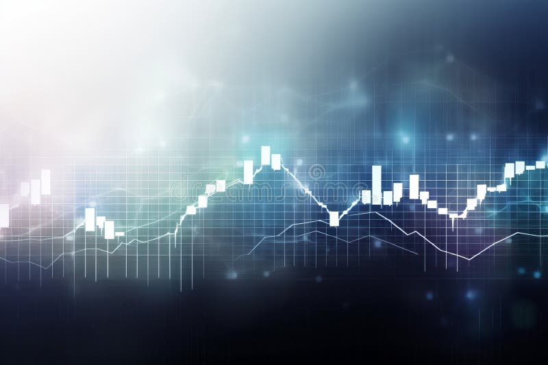 Abstract Stock Market Financial Graph Concept Background Stock Image ...