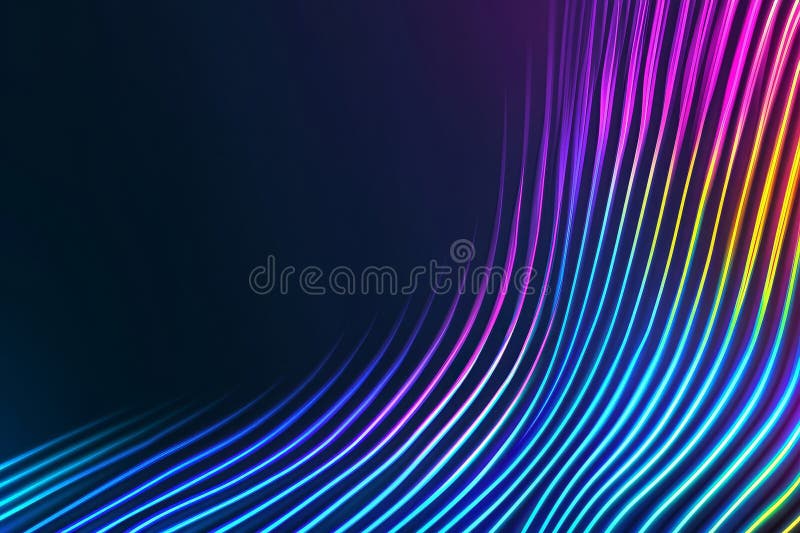 An Abstract Stock Photo of a Vibrant Wave with a Textured, Curving Line ...