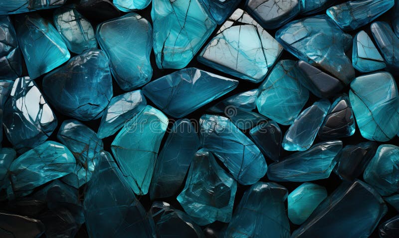 Abstract Stone Background of Amazonite Texture in Green, Greenish Blue ...