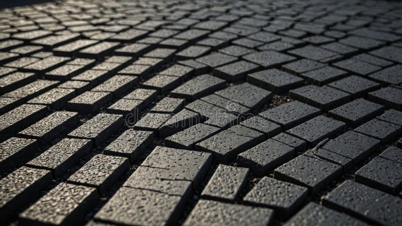 Abstract Stone Pavement with Irregular Shapes, Creating a Textured and ...