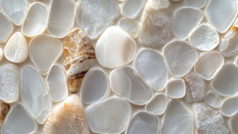 Abstract Stone Pebble Wall Texture Design Stock Illustration ...