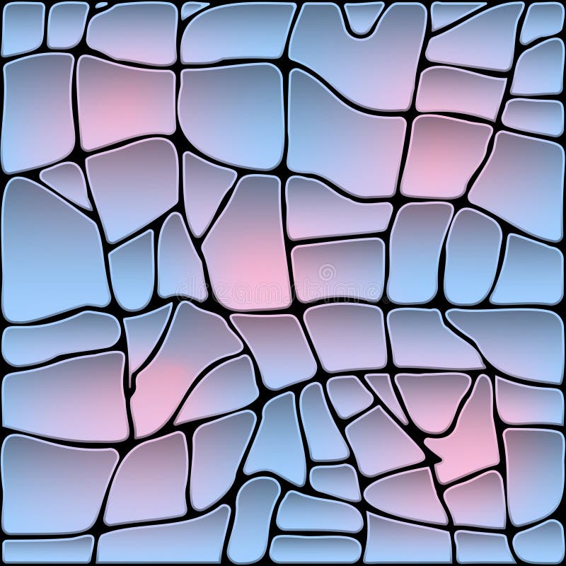 Abstract Stone Texture. Small Pebbles in Multicolored Colors in Cartoon ...