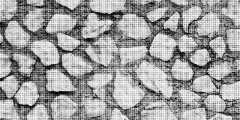 Abstract Stone Wall Halftone Texture Background Stock Illustration ...