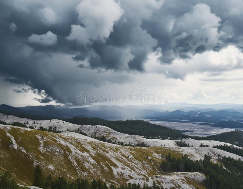 Abstract, Storm Clouds and Outdoor Climate Change Background for ...