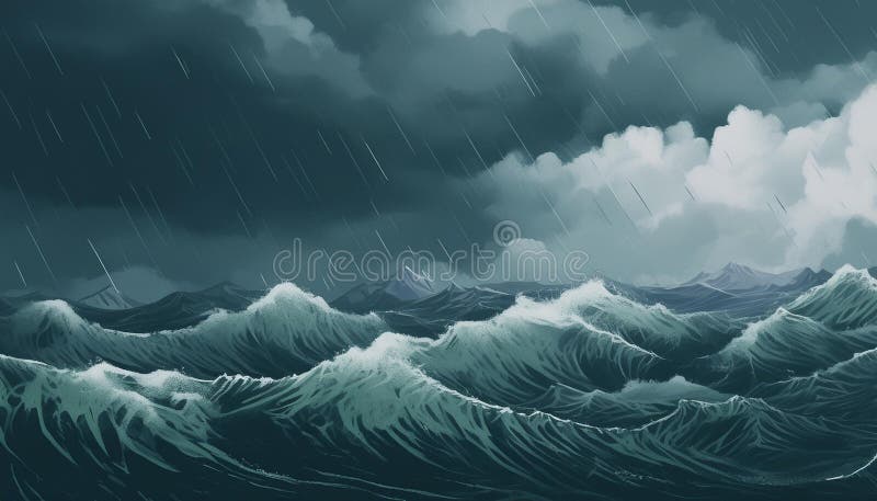 Abstract, Storm Clouds and Outdoor Climate Change Background for ...