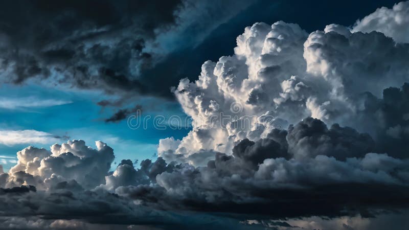 An Abstract Stormy Sky with Gradients of Charcoal Gray and Electric ...