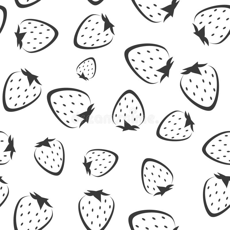 Strawberry Black Pattern Stock Illustrations – 10,368 Strawberry Black ...