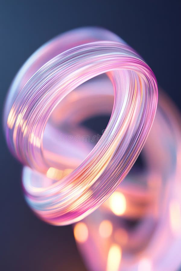 Abstract Streaks of Colorful Light Create a Dynamic Visual Display As ...