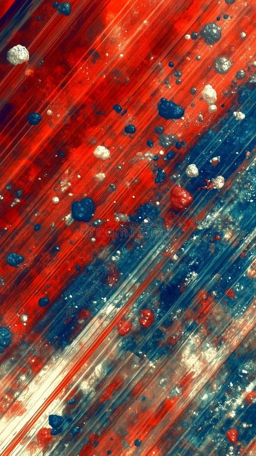 Abstract Streaks in Teal and Red with Dynamic Movement Pattern, Created ...