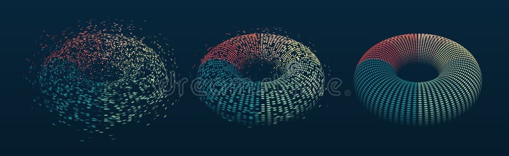 Abstract Stream Information With Circles Array And Binary Code Filtering Machine Algorithms