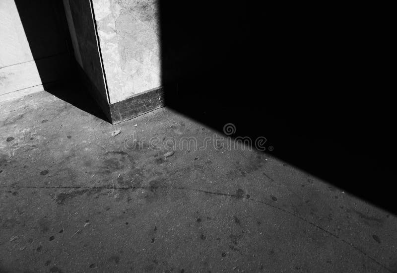 Abstract Street Corner Illuminated by Light Backdrop Stock Photo ...