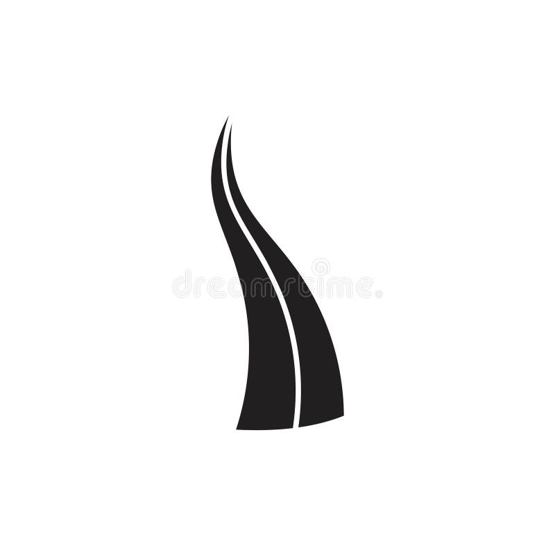 Abstract Street Road Simple Design Symbol Logo Vector Stock Vector ...