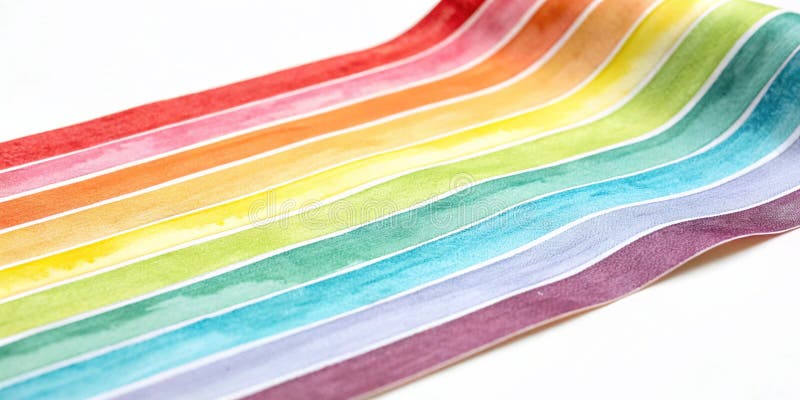 Abstract Strip Watercolor Background Stock Illustration - Illustration ...