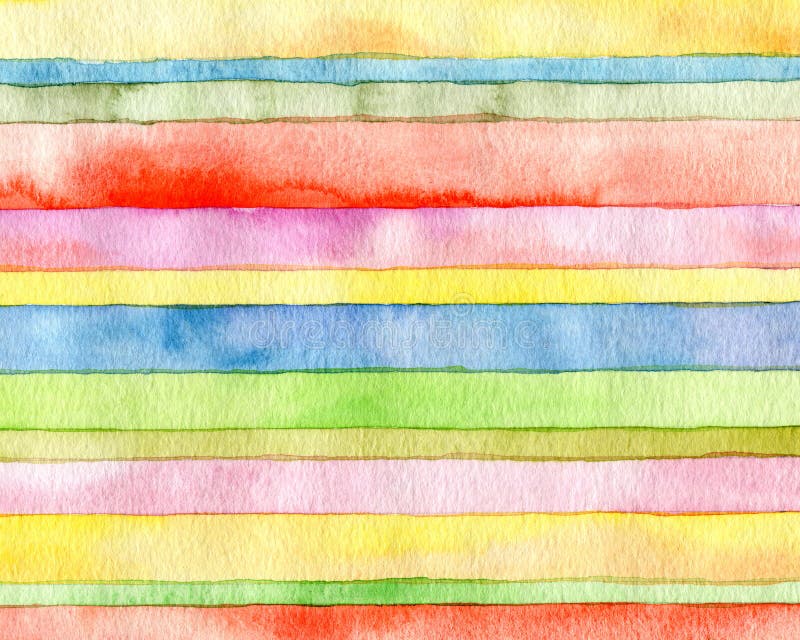 Abstract Strip Watercolor Painted Background Stock Image - Image of ...