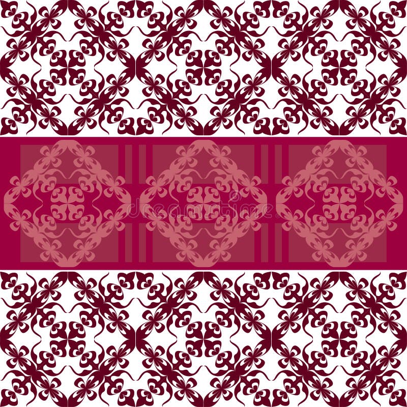 Abstract Stripe Patterns Background Frame Stock Vector - Illustration ...