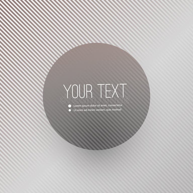 Abstract Striped Background with Minimal Round Text Box Design Stock ...