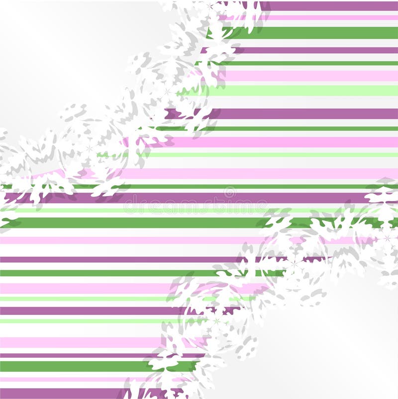 Abstract Striped Card with Lace Stock Vector - Illustration of ...