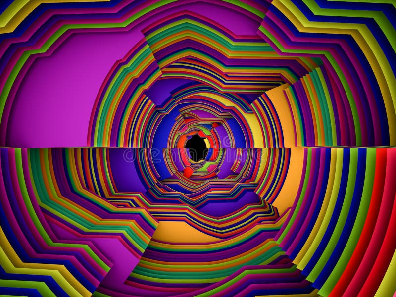 Abstract Striped Design stock illustration. Illustration of circle ...