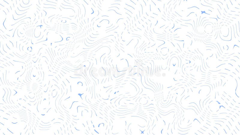 Waving Blue Circle of Light, on a White Background, Abstract Stock ...