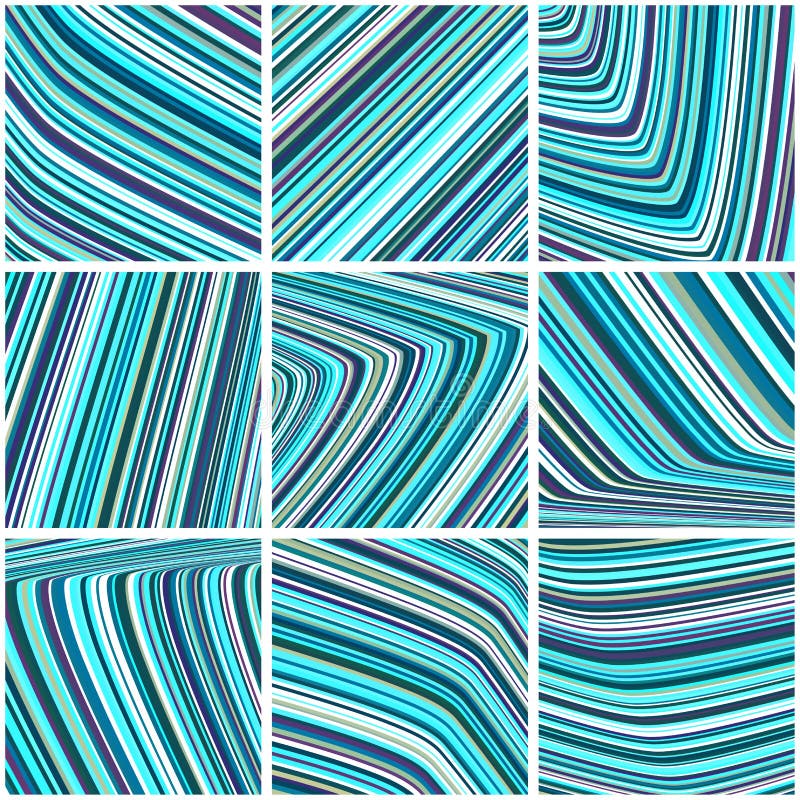 Abstract Striped Tile with Contrast Stripes. Vector Graphics Stock ...