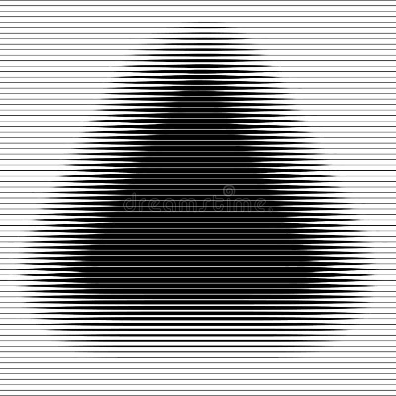 Abstract Striped Triangle Backdrop Stock Vector - Illustration of ...