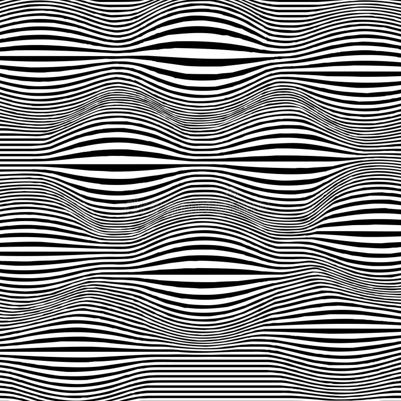 Abstract Striped Warp Pattern Design Background Stock Vector ...