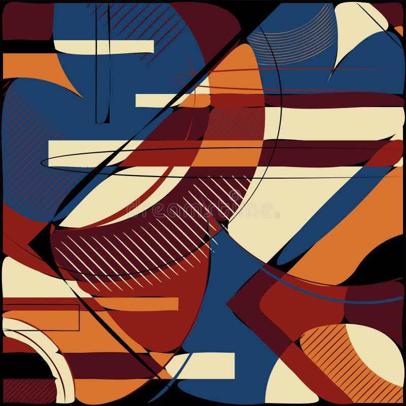 Abstract Strong Geometric Background Stock Vector - Illustration of ...