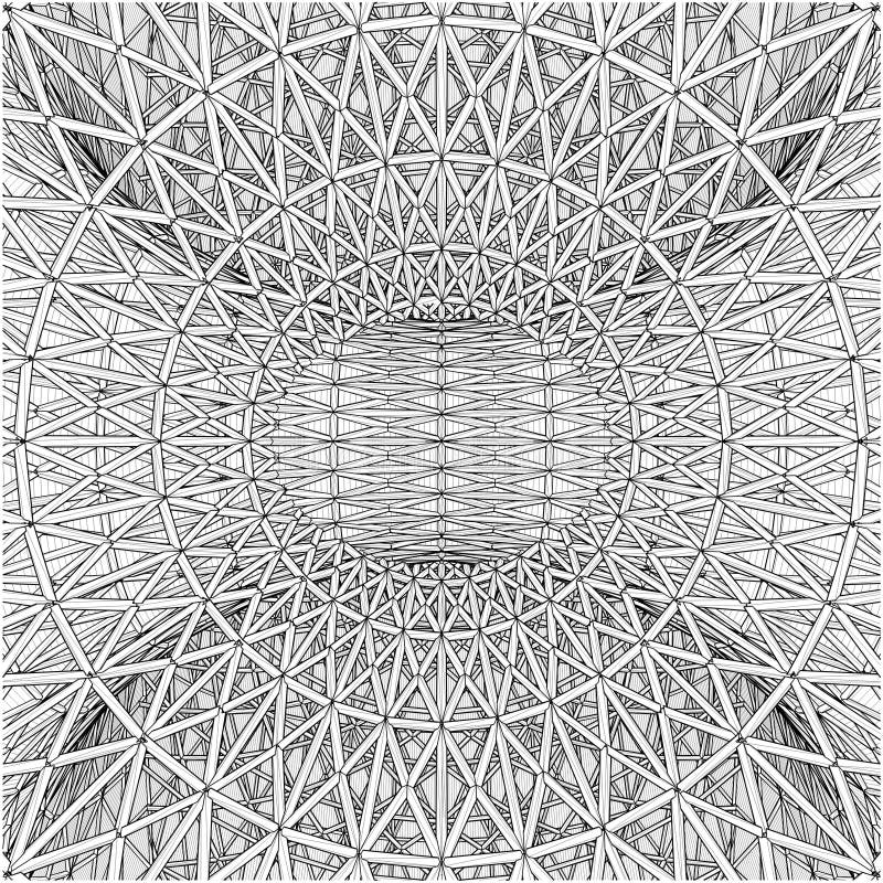 Abstract Structural Construction Vector Stock Vector - Illustration of ...