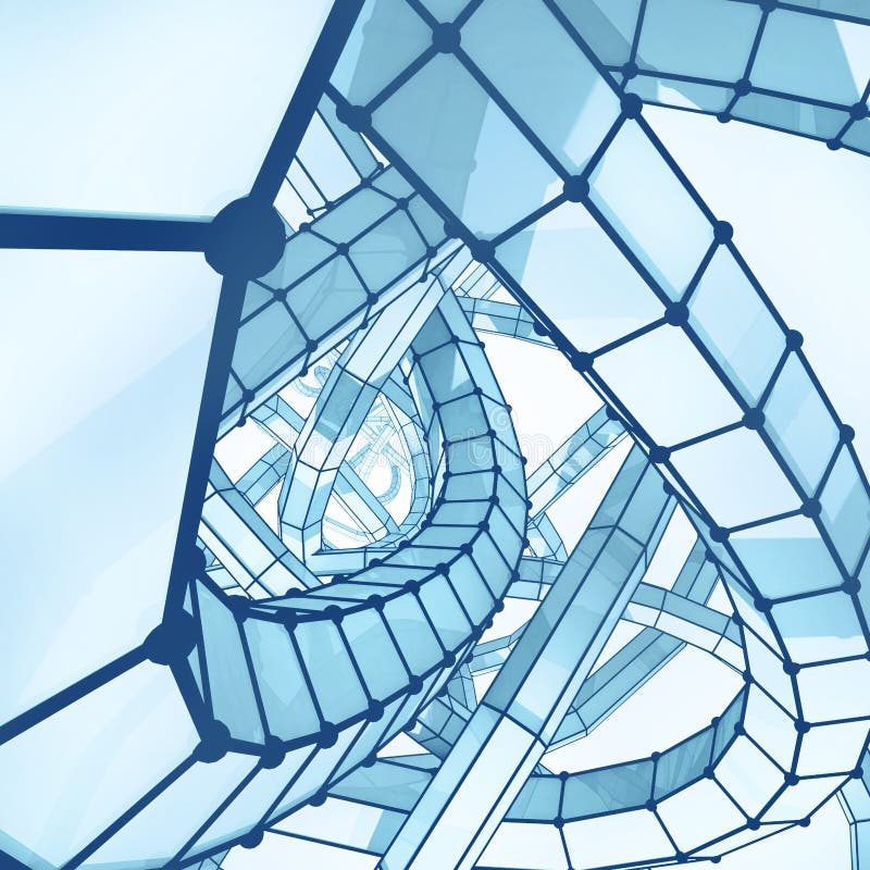 Abstract structure stock illustration. Illustration of fractal - 26960639