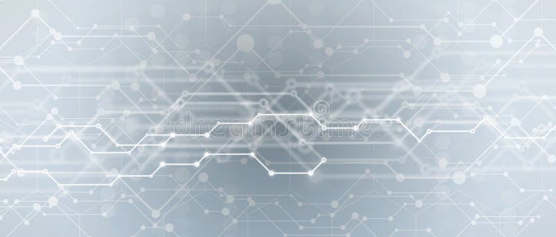 Abstract Structure Circuit Computer Technology Business Background ...