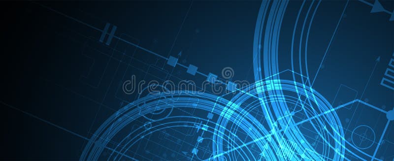 Abstract Structure Circuit Computer Technology Business Background ...