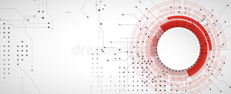 Abstract Structure Circuit Computer Technology Business and Science ...