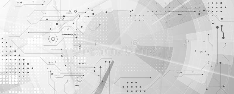 Abstract Structure Circuit Computer Technology Business and Science ...
