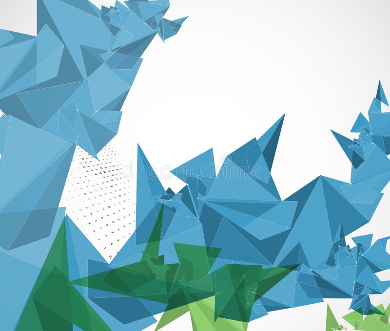 Abstract Structure Circuit Computer Triangle Technology Business Stock ...