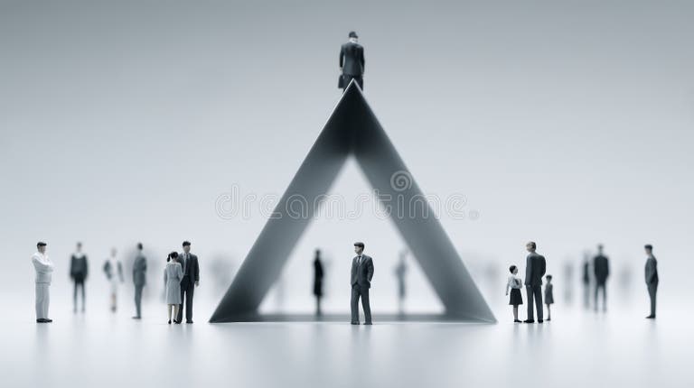 Abstract Structure Diagram Representing Risk Management in Business ...