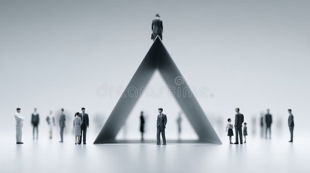 Abstract Structure Diagram Representing Risk Management in Business ...