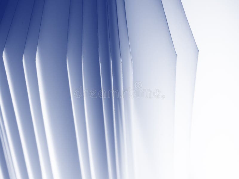 Abstract Structure Made of Paper Sheets in the Detail Stock Photo ...