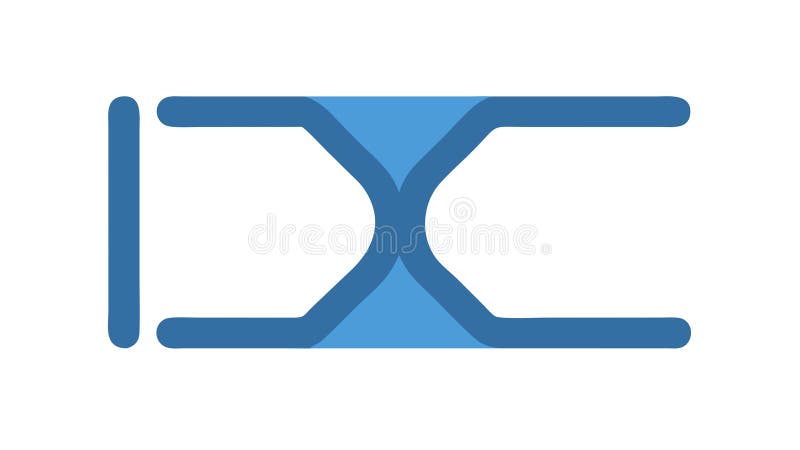 Abstract Structure Outline Icon for Building or Design, Vector Design ...